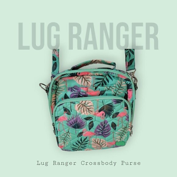 lug | Bags | Lug Ranger Crossbody Purse Flamingo Mint Super Cute | Poshmark